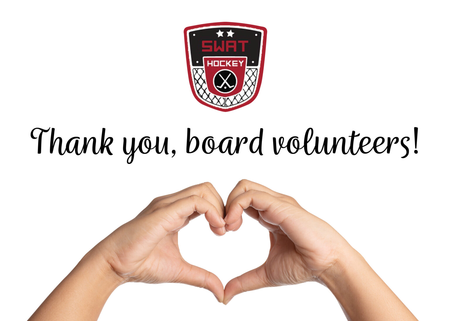 Thank you, board members! - SWAT Hockey